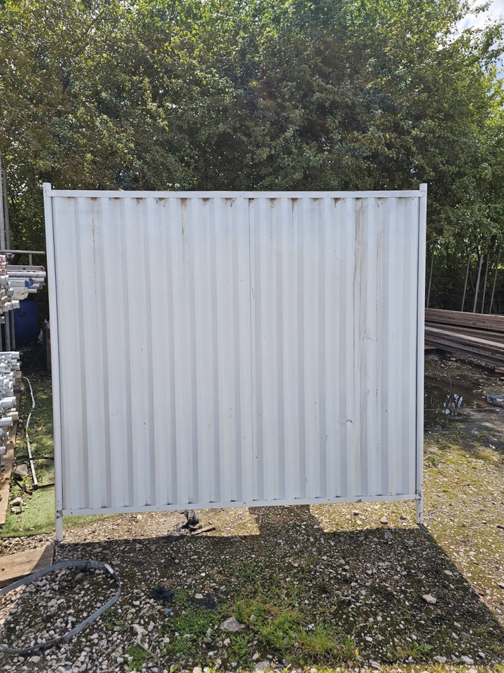 Metal Hoarding Panels Solid Fence | eBay UK