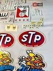 Lot of Misc Vintage Model Car/Auto World Racing/STP /hiJacker Stickers ...