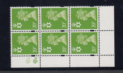 GB Regional Northern Ireland 20p Control Block Of 6 MNH BP10805 | eBay UK