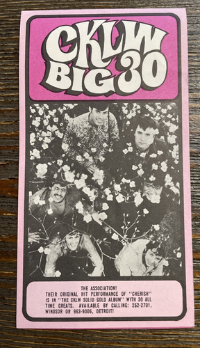 CKLW Big 30 Detroit Music Survey Chart June 8 1970 Vintage Radio Neil ...