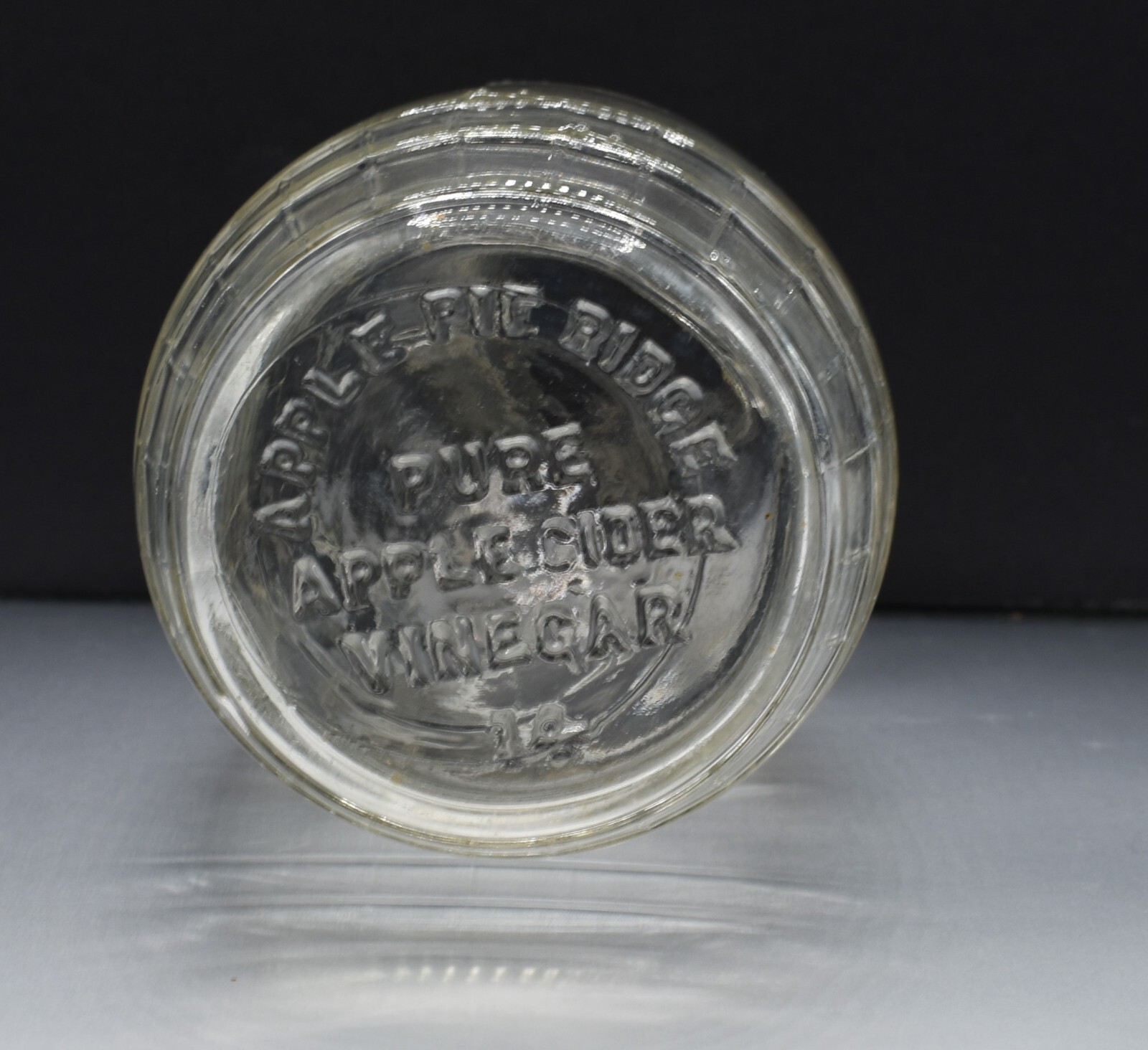 Antique 1930s-40s Apple Pie Ridge Vinegar Glass Barrel Jug Bottle | eBay