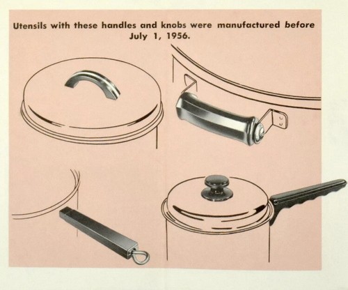 Vtg LIFETIME COOKWARE REPLACEMENT HANDLE Old Style Lower Coffee Maker ...