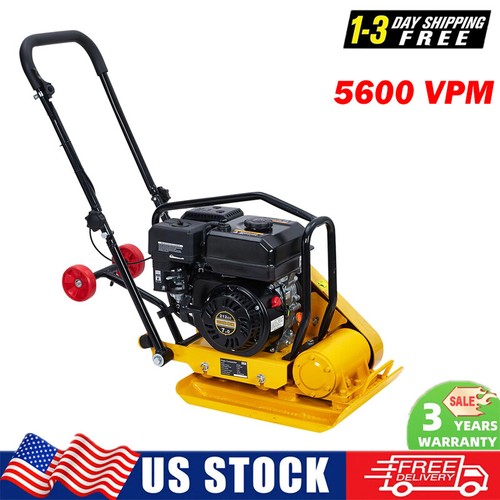 Plate Compactor Plate Tamper 7.0HP Walk-Behind Rammer 212cc Gas Engine ...