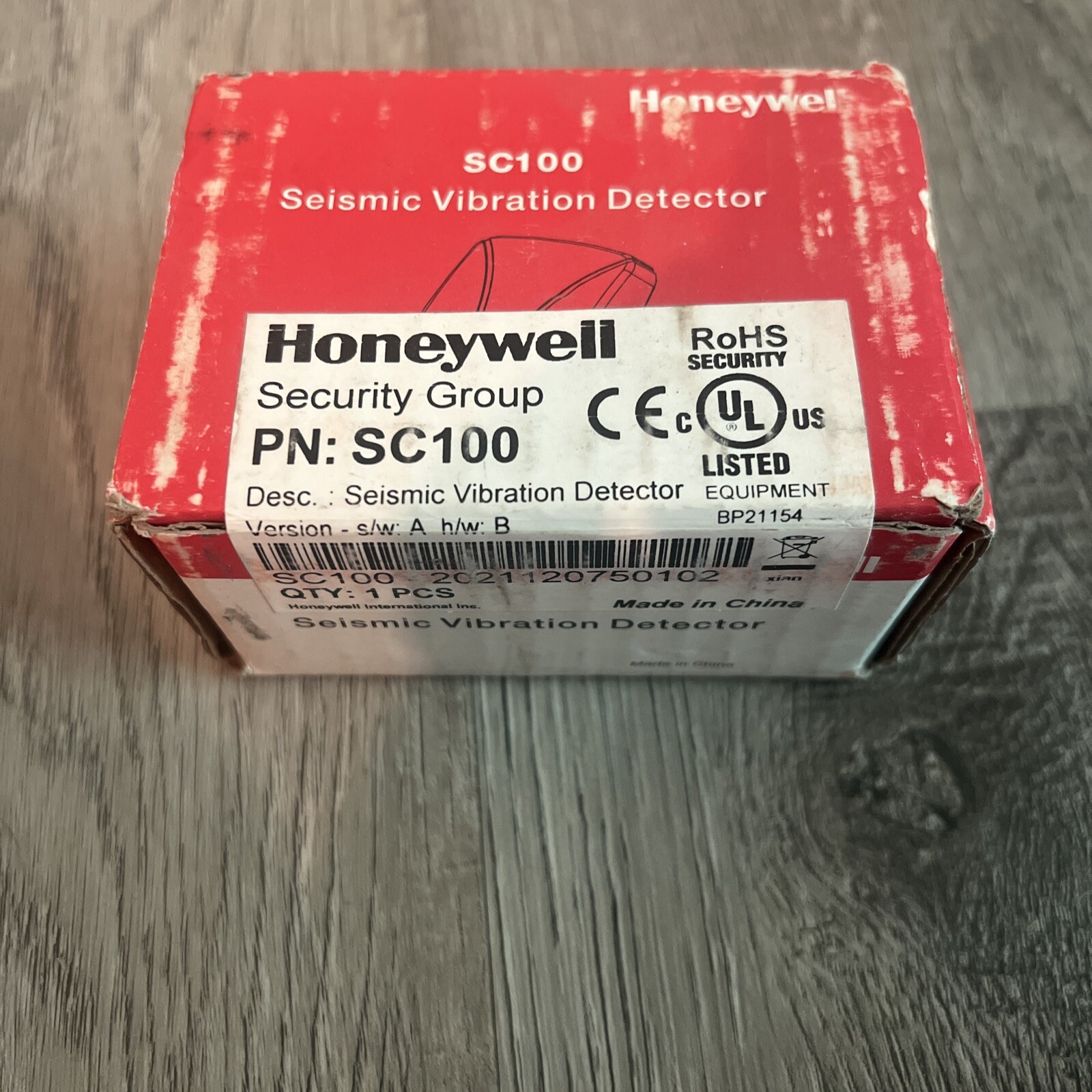 Honeywell SC100 Seismic Vibration Sensor For detection forced entry ...