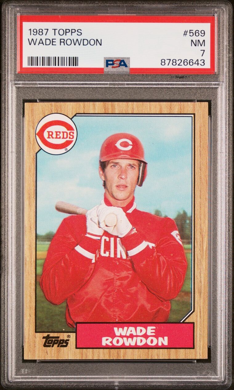 Wade Rowdon 1987 Topps #569 - PSA 7 - POP 1 | eBay