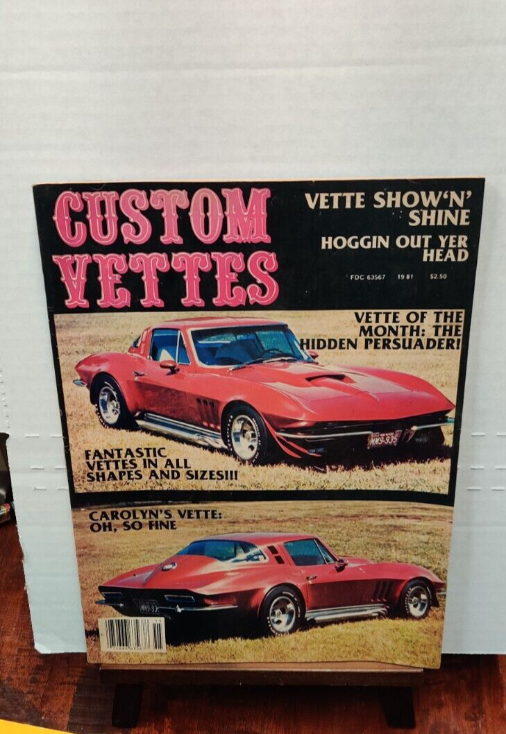 Custom Vettes volume 3 number 1 1981 Magazine | eBay