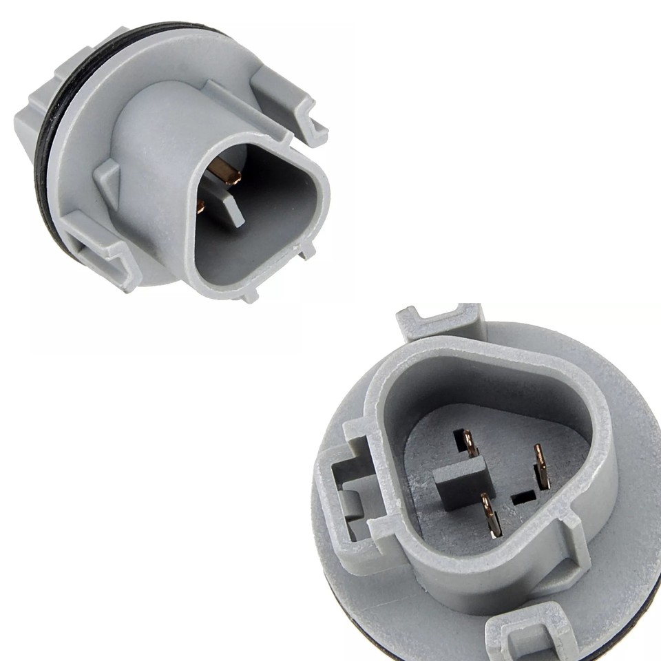 7443 WY21W Front Turn Signal Indicator Lamp Bulb Plug Adapter Sockets ...