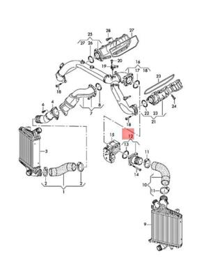 Genuine AUDI VW Audi Q8 Q7 Touareg 4MB 4MG 4MN CR7 Pressure Pipe ...