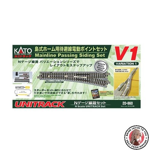 Kato 20-860 UNITRACK V1 Mainline Passing Siding Set (Variation Set 1) (N scale) for sale online ...