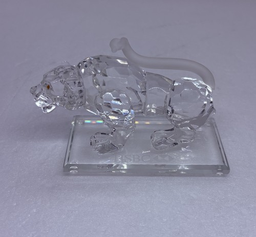 Rare HSBC Bank Year Of The Tiger Zodiac Crystal Figurine Paperweight ...