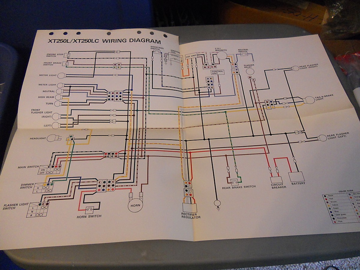 Yamaha 250 Wiring Diagram