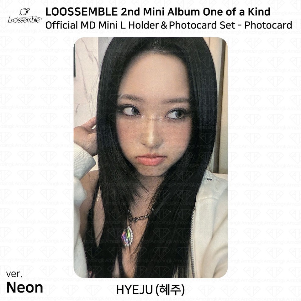 LOOSSEMBLE 2nd Mini Album One of a Kind Official MD Benefit L Holder Photocard | eBay