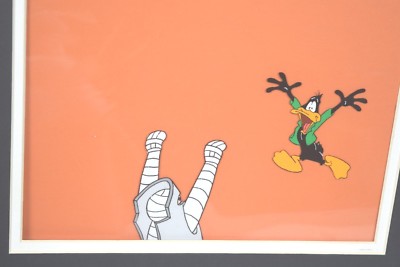 Daffy and another crazy character, two cels | eBay
