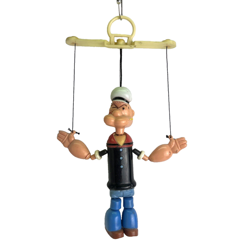 Vintage Popeye the Sailor Man String Puppet Marionette King Features | eBay