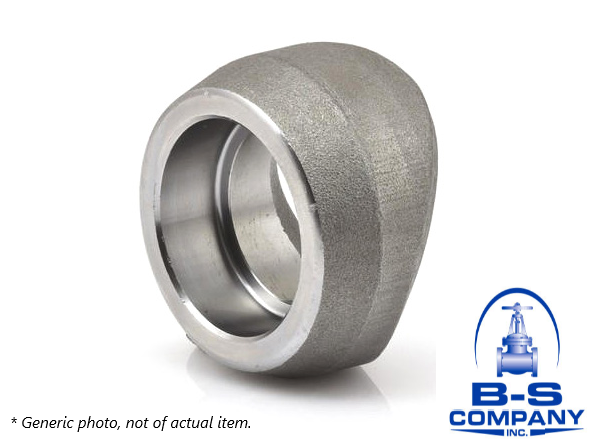 Socket Outlet O-let 3" on 3" 3000# Forged Stainless Steel 316 Pipe ...