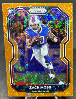 2020 Panini Prizm Football Card Zack Moss RC #311 MINT RANGE SL | eBay
