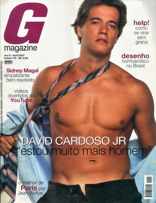 GAY MAGAZINE BRAZIL 2007 - April #115 Man Model David Cardoso Jr | eBay