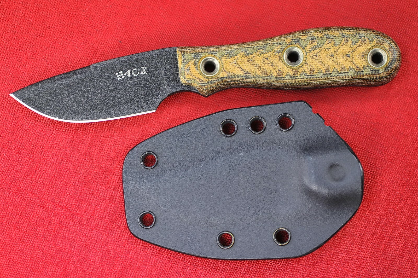 Busse Combat HOG Apprentice Custom Knife Team (HACK) .19" Black INFI ...