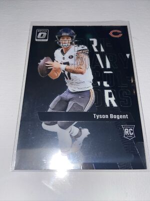 TYSON BAGENT PRIMARY COLORS DONRUSS OPTIC INSERT ROOKIE CARD BEARS RC ...