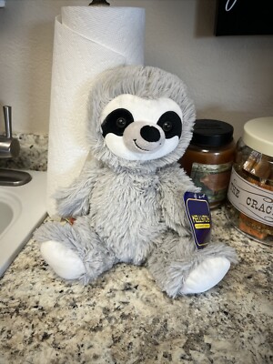 Kelly Toy A Jazwares Co Gray Sloth Plush Stuffed Animal Toy 9". New ...