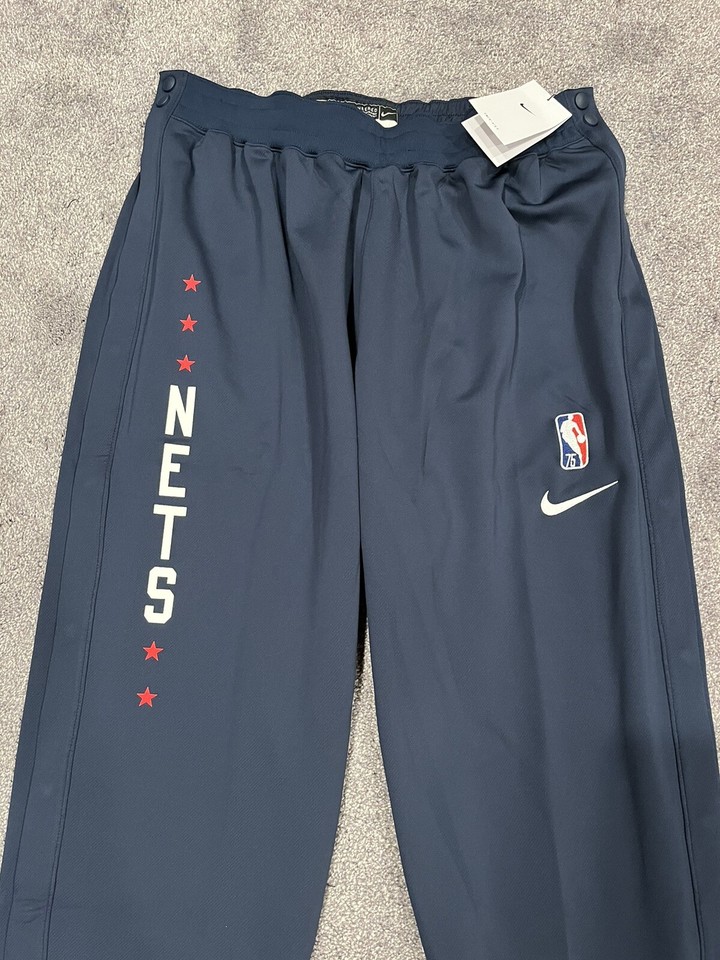 Nike Brooklyn/New Jersey Nets NBA Team Issue 75th Pregame Warmup Pants ...