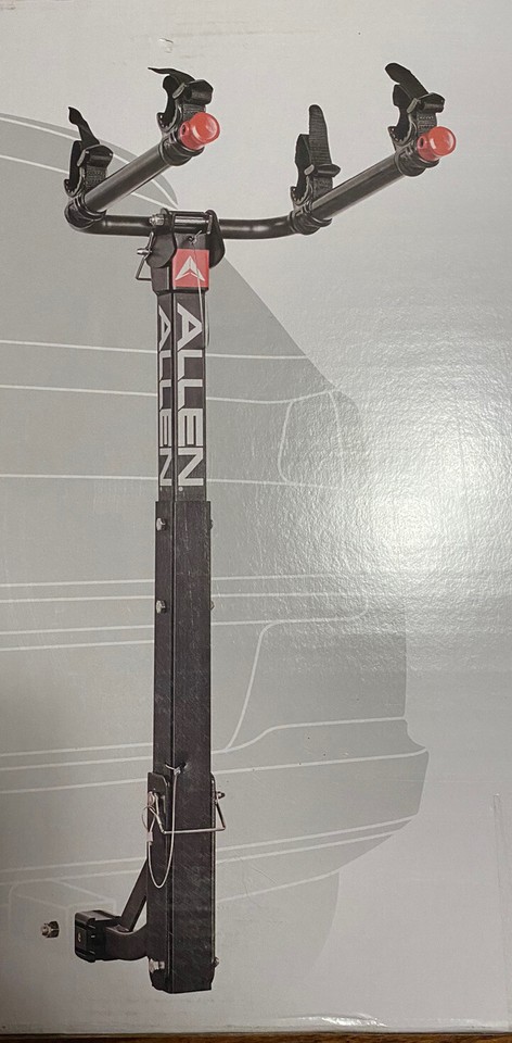 Allen Sports Deluxe 2 Two Bicycle Hitch Mounted Bike Rack Carrier 522RR ...