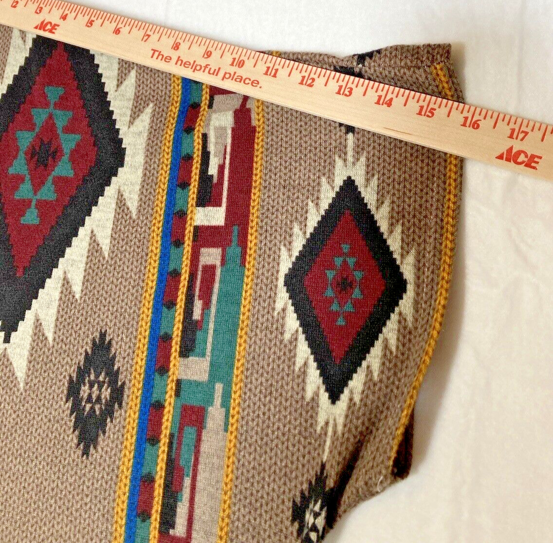 Signature 1 Studio Kimono Womens XL Brown Aztec Print… - Gem