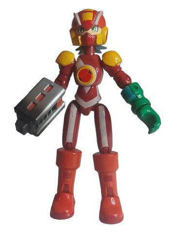 REAR 2002 BANDAI Capcom Megaman NT Warrior HEATGUTS Action Figure | eBay
