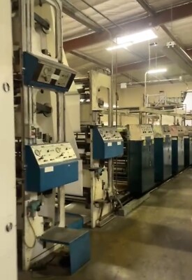 Harris V25 web printing press, 2 JF25B folders, 2 Double Web Martin ...