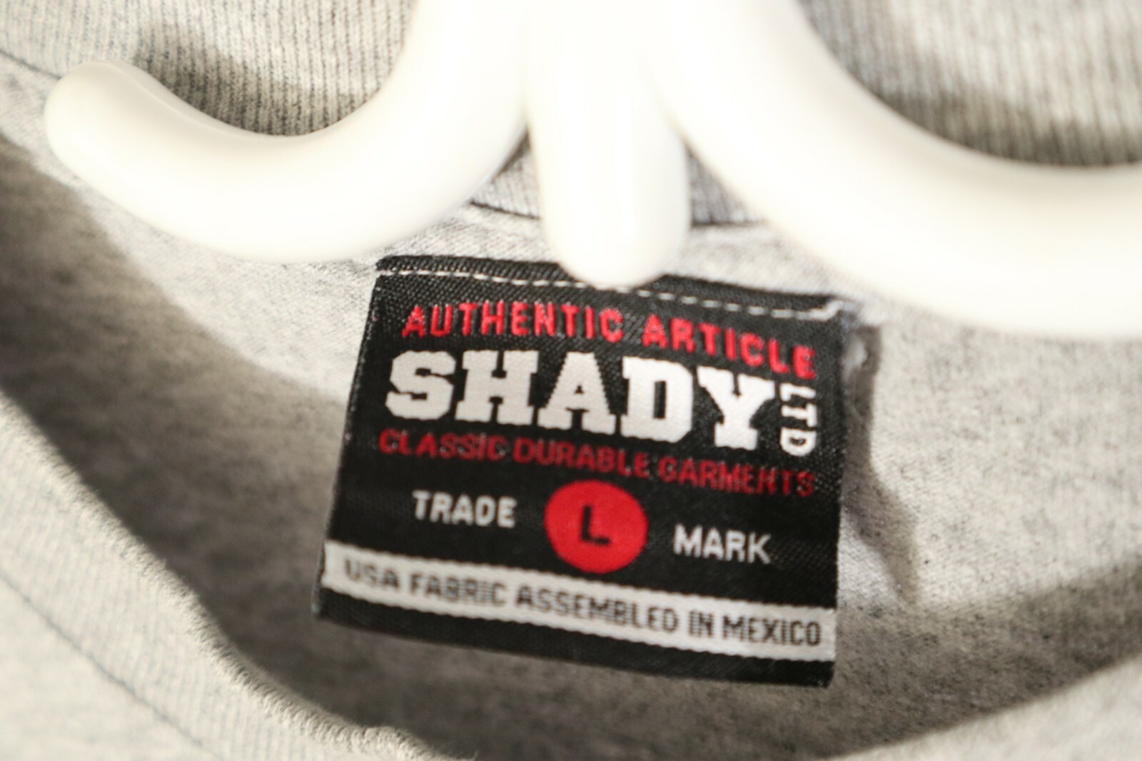 Vtg Shady Ltd T-Shirt Grey Large Eminem Clothing Slim Shady HipHop Wear ...