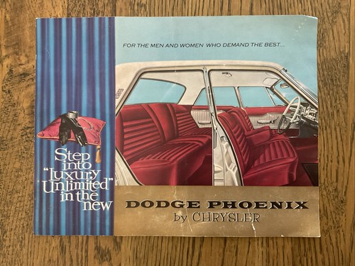 1962 CHRYSLER DODGE PHOENIX SD2 AUSTRALIA ORIGINAL RARE BROCHURE | eBay