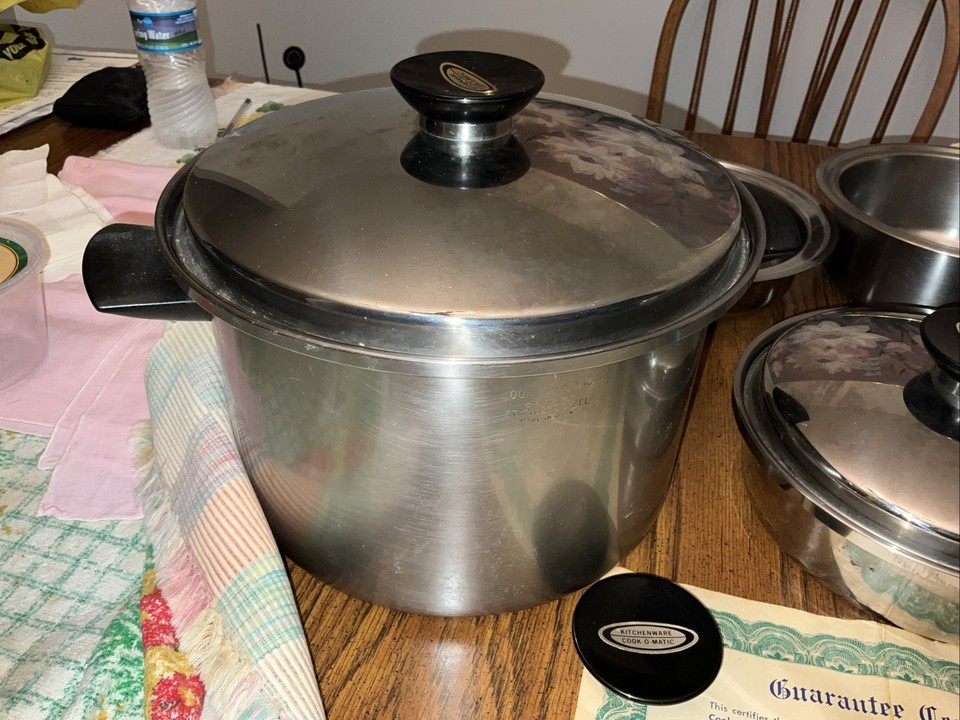 VTg COOK-O-MATIC Cookware W/CERTIFICATE &EXTRA HANDLES | eBay