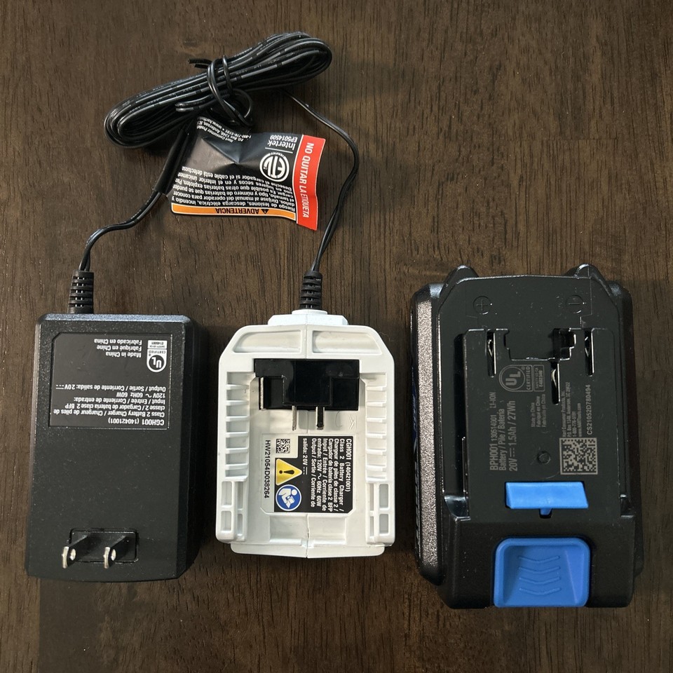 HART 1.5ah 20V Li-Ion Battery + Charger Kit Lithium System No Retail ...