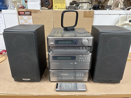 DENON Personal Component System D-150 - Compact Audio Stack Stereo ...