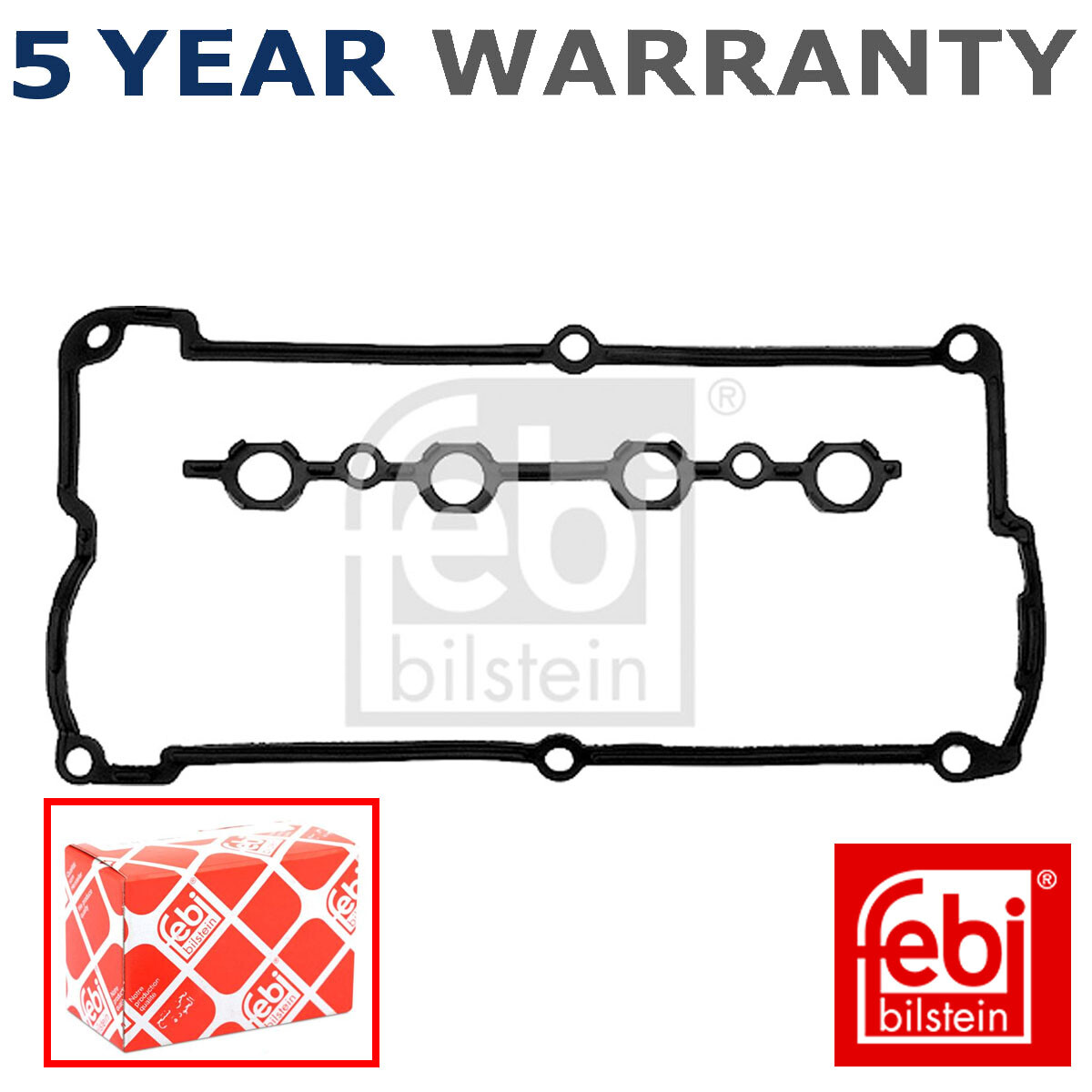 Febi Rocker Cover Box Gasket Set Fits VW Golf Corrado Audi Coupe 1.8 2. ...