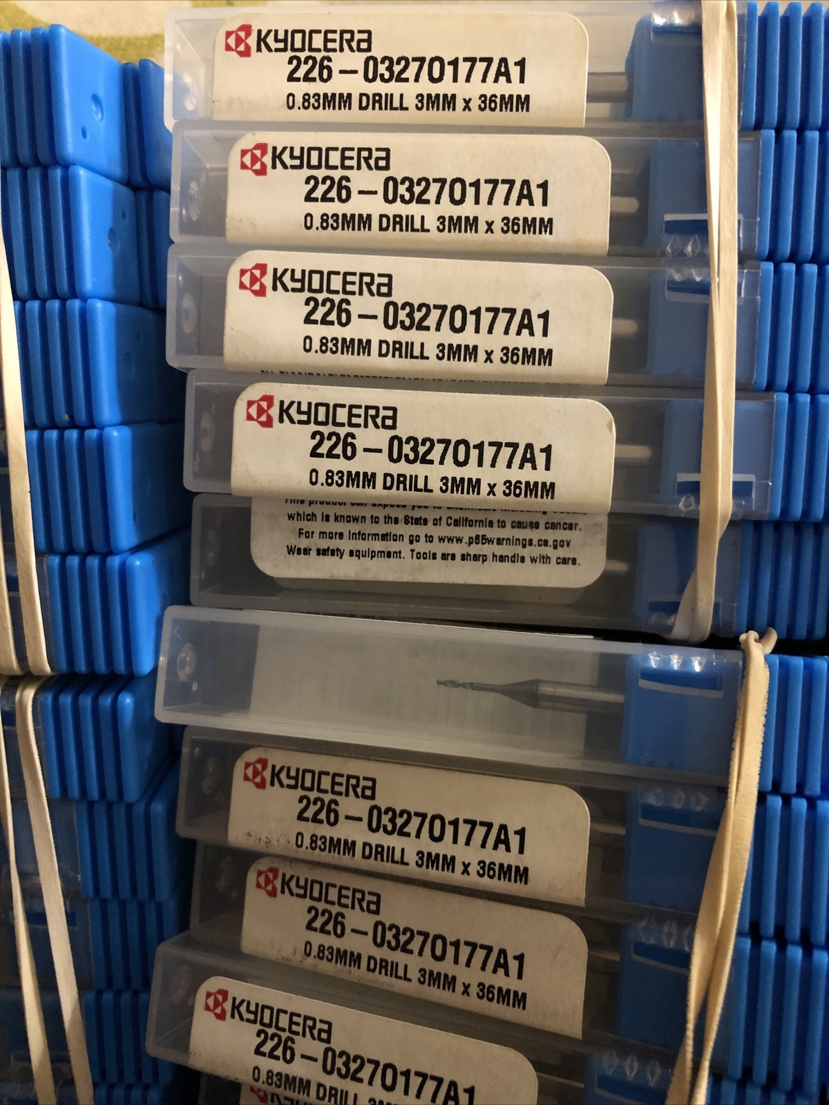 KYOCERA (5) 226-03270177A1 83407700-15877 0.83MM DRILL 3MM X 36MM | eBay