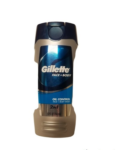 Gillette Face Body Oil Control Body Wash 12 Oz rare 37000164869| eBay