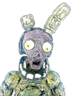 FNAF ANIMATRONIC DARK SPRINGTRAP action figure size 8" Five Nights at ...
