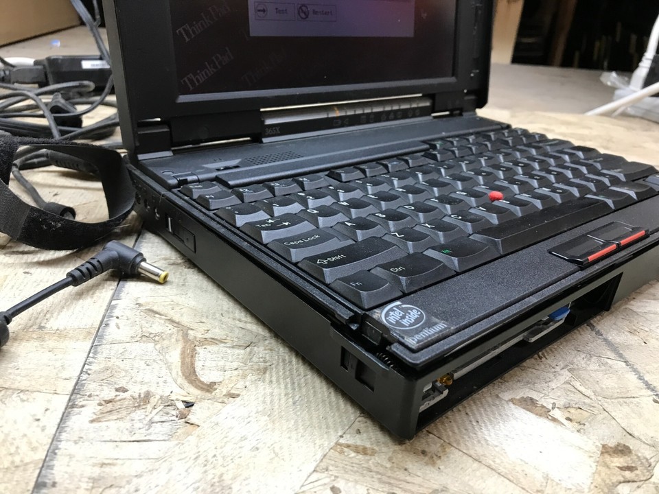 Rare Vintage IBM ThinkPad 365X Pentium LAPTOP - TESTED TO BOOT - mw | eBay