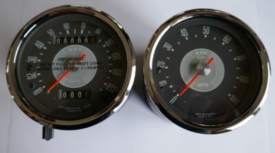 BSA Speedometer/Tachometer 1964-65 A65 Lightning Rocket SSM5001/03 ...