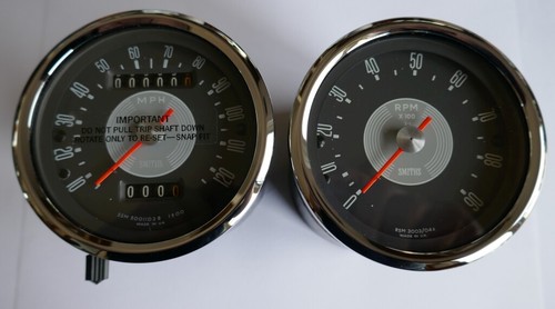 BSA Speedometer/Tachometer 1964-65 A65 Lightning Rocket SSM5001/03 ...