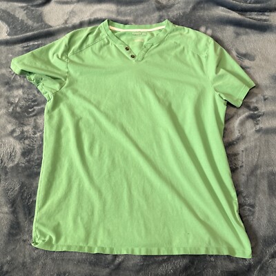 Kenneth Cole Green 2 Button T-Shirt Large | eBay