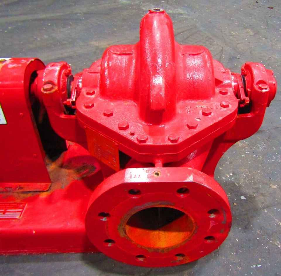 😃 PENTAIR AURORA 5" x 4" SPLIT CASE FIRE PUMP 230/460V 60 HP 750 GPM 4 ...