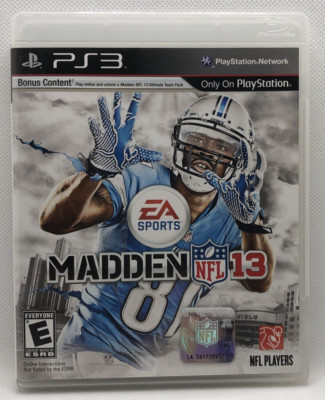 Madden NFL 13 PS3 Complete 14633197341| eBay
