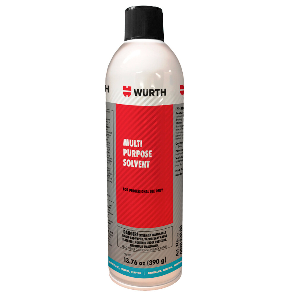 WURTH Multi Purpose Solvent, 13.76 oz. Aerosol Can | eBay