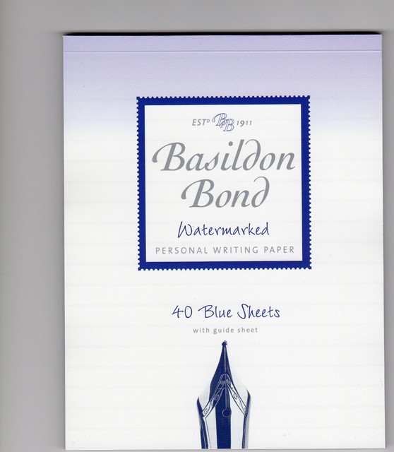Basildon Bond Writing Paper - 40 Sheets, White for sale online | eBay