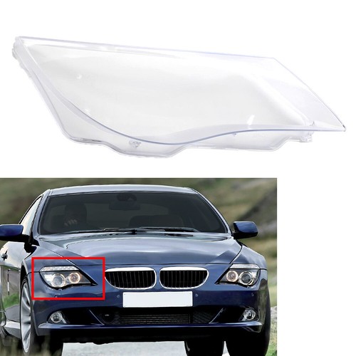 Front Right Clear Headlight Lens Shell Cover For BMW 6 Series E63 E64 ...