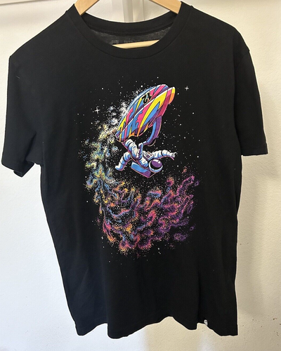 Vibrant Astronaut Men's Medium Riding the Wave Into the AM NASA Space ...