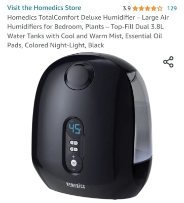 ReviewsHomedics TotalComfort Deluxe Humidifier – Large Air Humidifiers ...