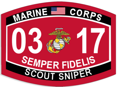 3x5 inch Marine 0317 Scout Sniper Sticker Officially Licensed USMC | eBay